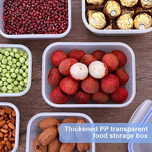 MADSOUKY Food Storage Containers Set Airtight Meal Prep Container Large Capacity Lunch Box with Lids BPA Free Leak Proof 24 Pieces