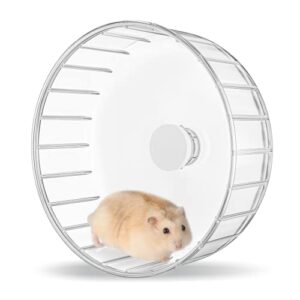 bucatstate hamster wheel silent, 6.7in hamster exercise wheels basic- quiet spinner hamster running wheels for gerbil dwarf syrian hamster rat mice