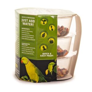 Fluker Salad Singles Veggie Chop for Birds 3 Pack - Includes Attached DBDPet Pro-Tip Guide