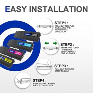 SOKO Remanufactured C400 C405 Toner Cartridge Replacement for Xerox C400 C405 106R03512 106R03513 106R03514 106R03515, for Xerox Versalink C405 C405V C405N C405DN C400 C400V C400N C400DN (4-Pack)