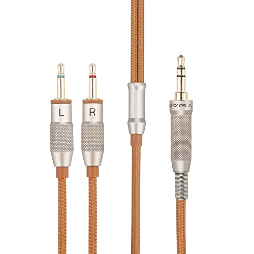 SIVGA Dual 2.5mm to 3.5mm Audio Cable for Headphone, Brown