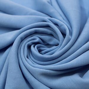 texco inc modal sandwash cupro jersey knit apparel, diy fabric, dusty blue 5 yards