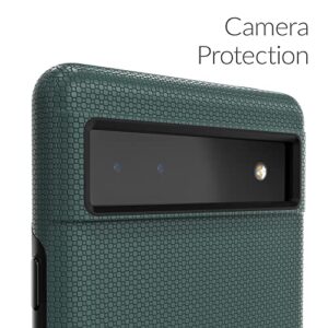 Crave Dual Guard for Google Pixel 6a Case, Shockproof Protection Dual Layer Case - Shaded Spruce