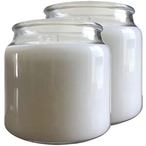 2 Pack Unscented Candle Large Soy Wax