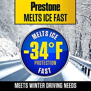 Prestone AS253 De-Icer Windshield Washer Fluid, Freeze Protection 1 Gallon