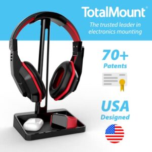 TotalMount Headphone Stand – Premium Headphone Storage and Protection (Tall Headset Stand)