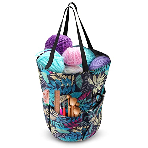 MA STRAP Yarn Storage Tote Bag Knitting Crochet Bags Organizer for Knitting & Crochet Organizing