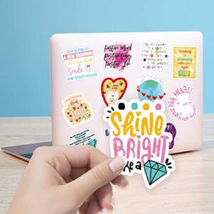 300PCS Motivational Sticker, Inspirational Words Stickers for Teens Adults Students Teacher Employees Vinyl Encouraging Positive Affirmation Stickers for Water Bottles Laptop Decals Scrapbook Journal