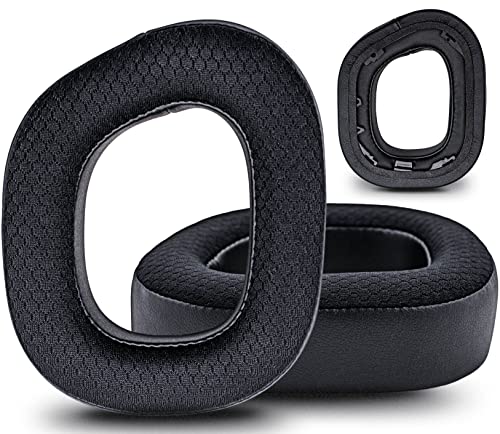 DIMOST HS80 Ear Pads Compatible with HS80 Headset I Thicker Enhanced Memory Foam - More Breathable PU/Mesh