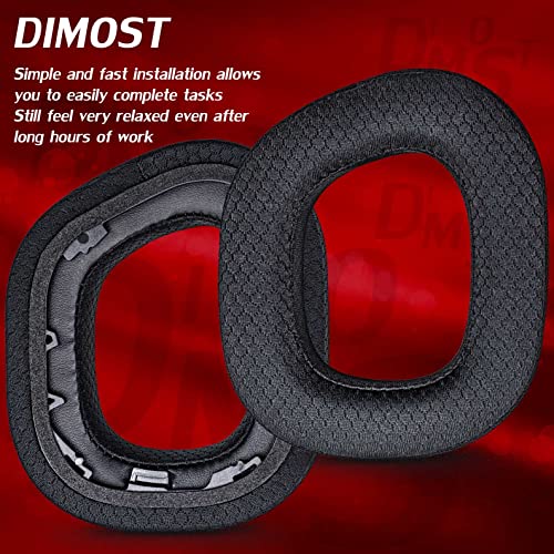 DIMOST HS80 Ear Pads Compatible with HS80 Headset I Thicker Enhanced Memory Foam - More Breathable Mesh