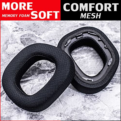 DIMOST HS80 Ear Pads Compatible with HS80 Headset I Thicker Enhanced Memory Foam - More Breathable Mesh