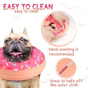 Supet Inflatable Dog Cone Collar for Large Medium Small Dogs, Soft Cone Collar for Dogs Cats, E Collar Dog Neck Donut Dog Cone Alternative After Surgery