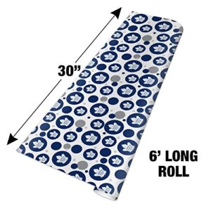 GRAPHICS & MORE Toronto Maple Leafs Logo Gift Wrap Wrapping Paper Roll