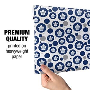 GRAPHICS & MORE Toronto Maple Leafs Logo Gift Wrap Wrapping Paper Roll