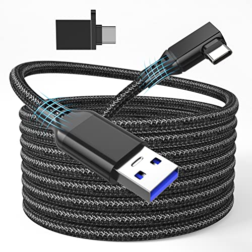 Sungbesi Link Cable 16 FT Compatible with Oculus/Meta Quest 2/1 Accessories, Oculus Charger Cord, High Speed Data Transfer & 3A Fast Charging Cord, USB 3.2 to USB C Cable for VR Headset and Gaming PC