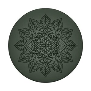 Mandala Alpine Green Phone 13 Pro Max Mandala Alpine Green PopSockets Swappable PopGrip