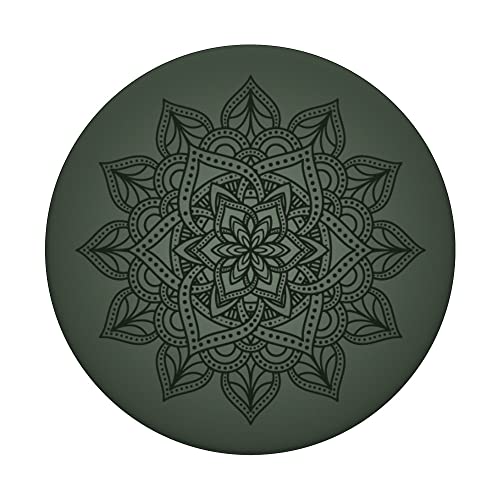 Mandala Alpine Green Phone 13 Pro Max Mandala Alpine Green PopSockets Swappable PopGrip