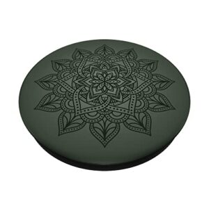 Mandala Alpine Green Phone 13 Pro Max Mandala Alpine Green PopSockets Swappable PopGrip