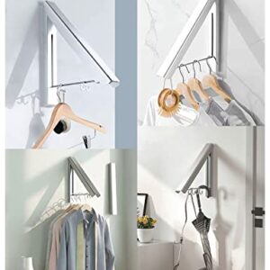 Ollacy Folding Clothes Retractable Rack Hanger