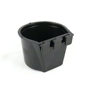 The ROP Shop | (Pack of 100) Black Cage Cups for Feed & Water for Poultry, Duck, Bird, Hamster