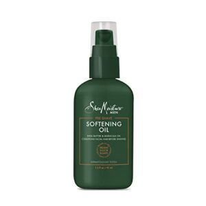 sheamoisture men shaving oil for smooth skin and maximum glide pre-shave softening oil dermatologist-tested skin care proven to prevent razor bumps 3.2 oz