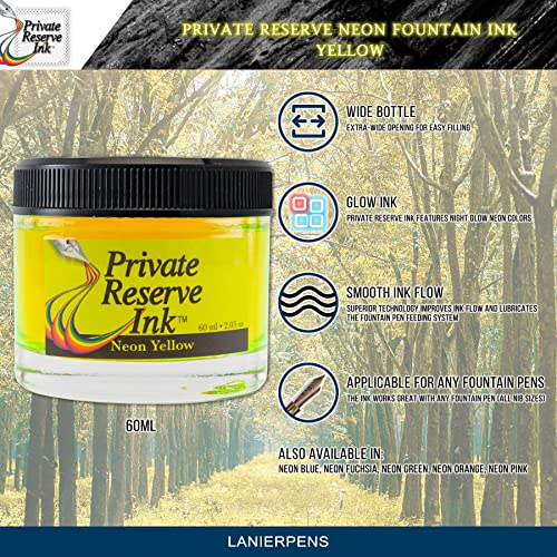 Private Reserve Ink® - 60 ml ink bottle (Neon Yellow)