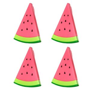 4pcs beach towel clips chair cruise holder watermelon shaped towel clips holder beach essentials for beach chair pool chairs