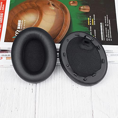 WH-1000XM4 Ear Pads Noise Isolation Memory Foam, Headphone Covers, Ear Pads Compatible with Sony WH-1000XM4 Wireless Over Ear Headphones(Black)