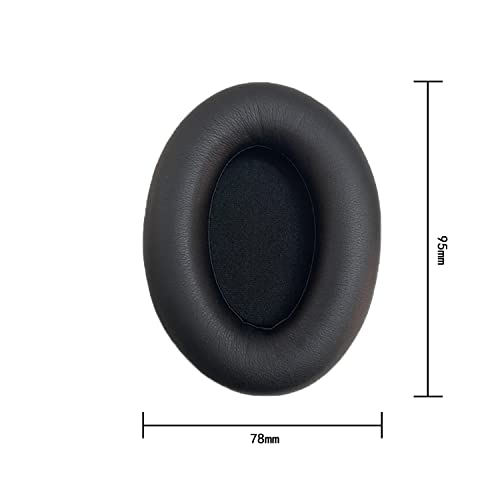 WH-1000XM4 Ear Pads Noise Isolation Memory Foam, Headphone Covers, Ear Pads Compatible with Sony WH-1000XM4 Wireless Over Ear Headphones(Black)