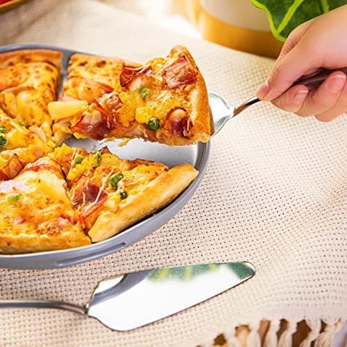 Baderke 30 Pcs Pie Server Stainless Steel Cake Pie Pastry Server Rustic Cake Server Professional Pie Spatula Pie Serving Utensil for Pizza Dessert Cheese Cutting, 9 Inches, Silver