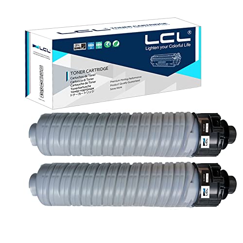 LCL Compatible Toner Cartridge Replacement for Ricoh 842124 841993 MP 2554 2555 3054 3055 3554 3555 2554SP 3054SP 3554SP High Yield 2554 MP 2555 MP 3054 MP 3055 MP 3554 MP 3555 MP 2554SP(2-Pack Black)