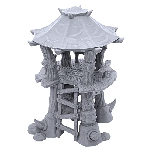 EnderToys Orc Watchtower by Makers Anvil, 3D Printed Tabletop RPG Scenery and Wargame Terrain for 28mm Miniatures