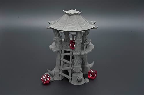 EnderToys Orc Watchtower by Makers Anvil, 3D Printed Tabletop RPG Scenery and Wargame Terrain for 28mm Miniatures