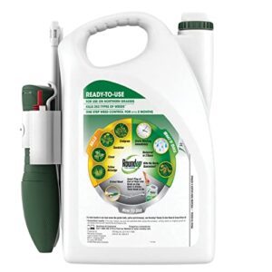 Roundup for Lawns₁ Ready-to-Use - Tough Weed Killer for Use On Northern Grasses, Extended Reach Wand, 1.33 gal.