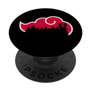 naruto shippuden akatsuki silhouette popsockets standard popgrip