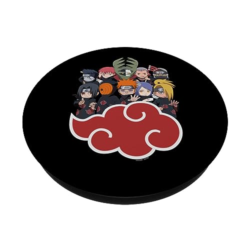 Naruto Shippuden Akatsuki Group SD PopSockets Standard PopGrip