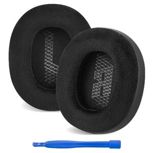 ear pads for jbl lifestyle e65btnc, duet nc, live 650btnc, live 660btnc ear cushions, ear covers headphones replacement ear cushions, ear covers, headset earpads (velour/black)