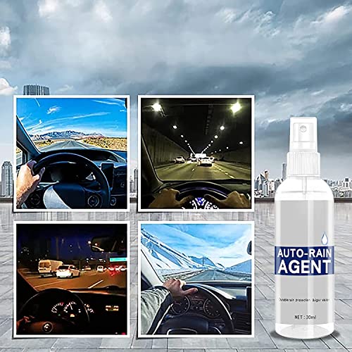 Seatdain Car Glass Waterproof Coating Agent - Automatic Film Formation, Anti Fog Spray Auto Glass, Antifogging Rainproof Nano Rain Remover for Windows, Windshields, Mirrors,Glass, Shower Doors (30ML)