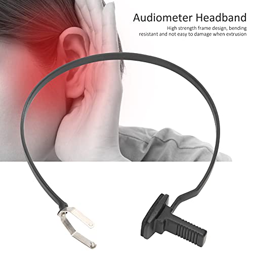 Bone Conduction Earphone Headband, Easy Installation Audiometer Headband Accessory ABS for Home