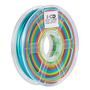 J-CD 3D Printing PETG Filament, Rainbow Multi Color Gradient, Dimensional Accuracy +/- 0.02 mm, 600G (1.3lbs ) Spool, 1.75 mm