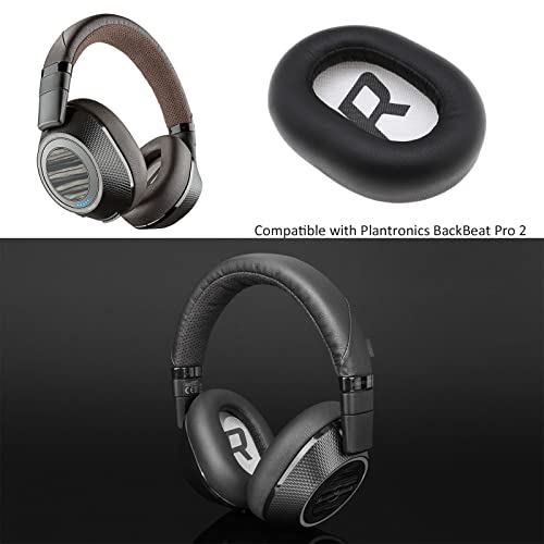 Pair of Ear Pads Earmuffs Protein Leather Foam Replacement Ear Cushions Compatible with Plantronics BackBeat Pro 2 Bluetooth Wireless Headphones Headset