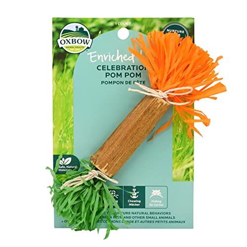 Oxbow Enriched Life Celebration Pom Pom for Guinea Pig, 0.05 lb.