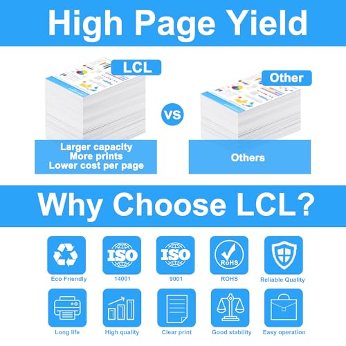 LCL Compatible Toner Cartridge Replacement for Ricoh 841813 841816 841815 841814 MP C3003 C3503 C3004 C3504 C3003 C3503 C3004 C3504 Lanier MP C3003 C3503 C3004 C3504 (4-Pack Bk C M Y)