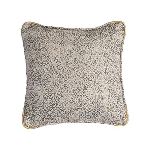 Creative Co-Op 18" Square Cotton Distressed Pillow