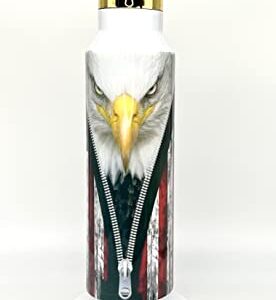 Bald Eagle Bullet Tumbler Thermos