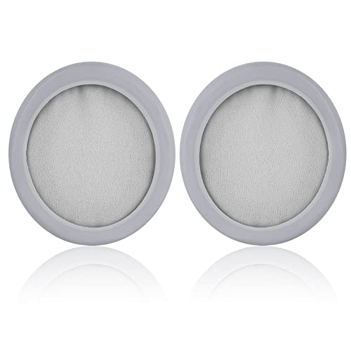 JECOBB Replacement Ear Cushion Cover with Protein Leather & Memory Foam for Razer Kraken X, Kraken X Ultralight, Kraken X Lite Headphone ONLY – Oval ( Grey )