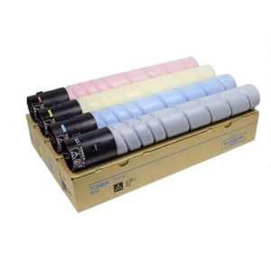 zhanbo tn328 toner cartridge tn328k tn328c tn328m tn328y compatible with konica minolta bizhub c300i c360i c250i c7130i printer ( ‎black cyan magenta yellow )