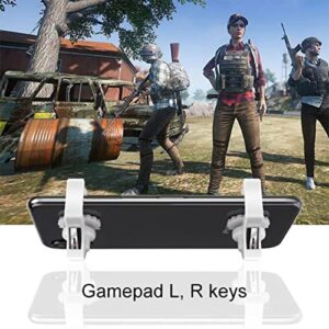 Wusteg 2Pairs PUBG Mobile Game Trigger,Controller Triggers with L1R1 Game Controller Joysticks Trigger Shooter Sensitive Aim & Fire Keys Buttons PUBG/Knives Out/Rules of Survival All Smartphone