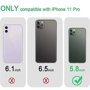 JJGoo Compatible with iPhone 11 Pro Case Clear, Transparent Soft Shockproof Protective Slim Thin Bumper Cover Phone Case- 5.8inch