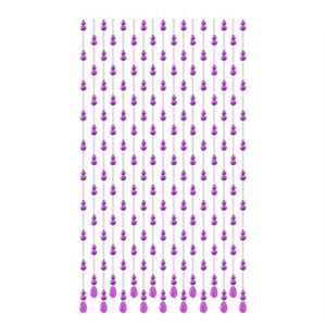 happlignly beaded door curtains for doorways crystals bead string curtain for room dividers - 20 strands home hanging screen handmade simple style, 4 colors (color : d, size : 0.8x1.0m)